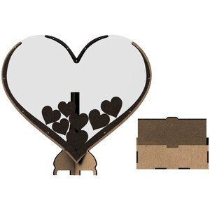 Wedding Heart Sign Hearts - Svg, Dxf, Pdf, Cdr, Ai - Vector for Laser ...