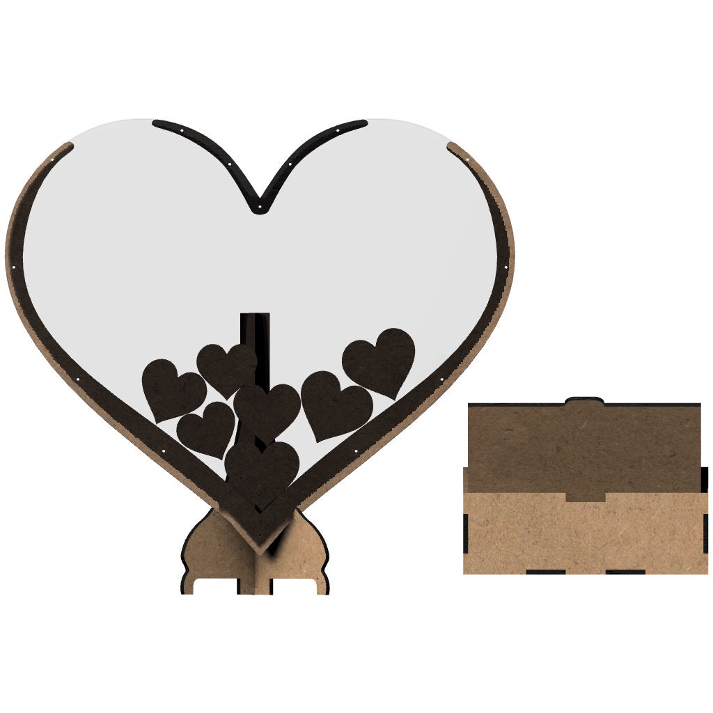 Wedding Heart Sign Hearts - Svg, Dxf, Pdf, Cdr, Ai - Vector for Laser ...