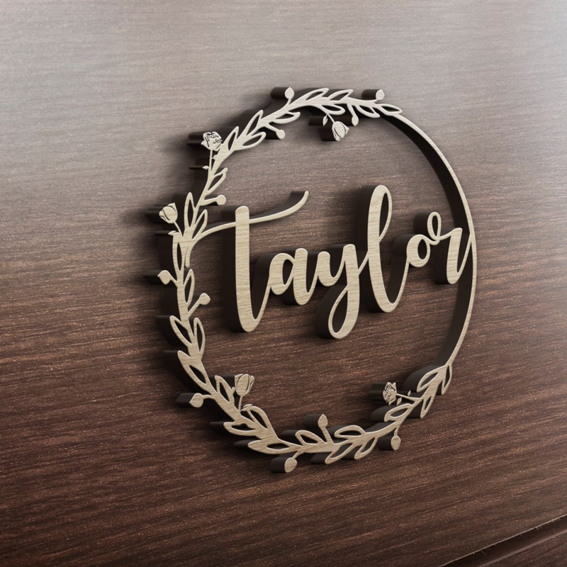 Name Wreath - Etsy