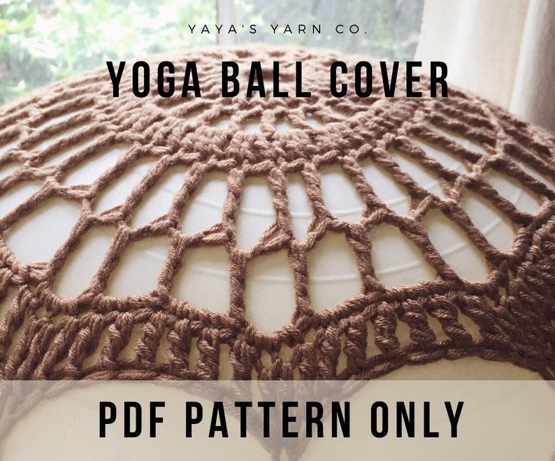 Boho Crochet Yoga Ball Cover Pattern - Etsy