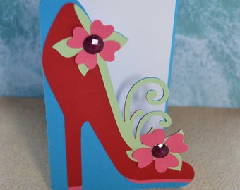High Heel Birthday Card - Etsy