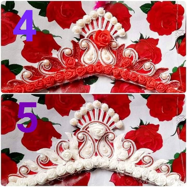 Buy Front Mukut for Bride Shola Mukut for Bengali Wedding Indian Online ...