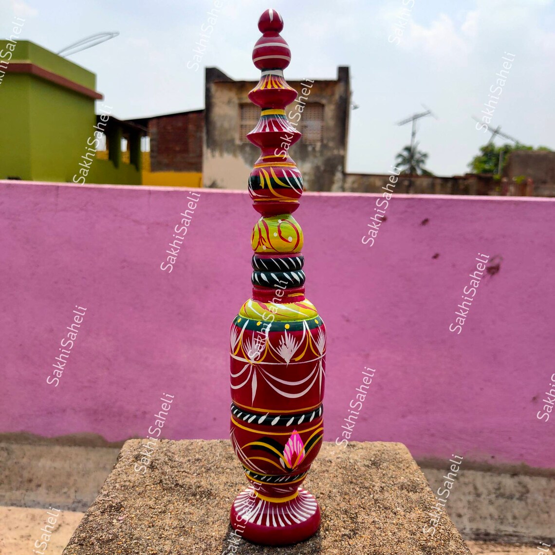 Hand Painted Gachkouto for Bengali Wedding Lokkhi Jhapi | Etsy