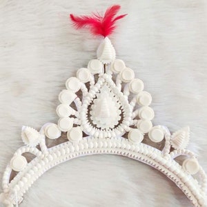 Front Bridal Mukut for Bengali Wedding Indian Bridal Sithi Classical ...