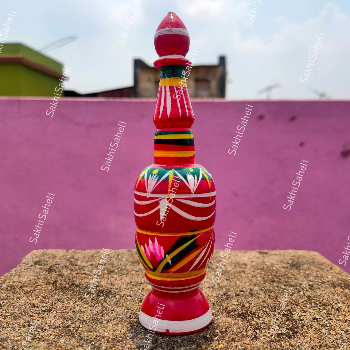 Hand Painted Gachkouto for Bengali Wedding Lokkhi Jhapi | Etsy