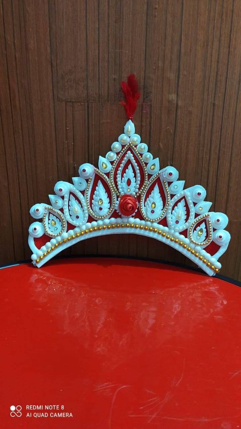 Bengali Bride Mukut: Shola Wood Indian Wedding Crown - Etsy