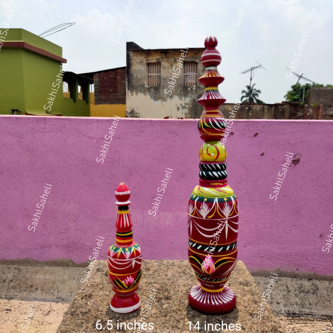Hand Painted Gachkouto for Bengali Wedding Lokkhi Jhapi - Etsy