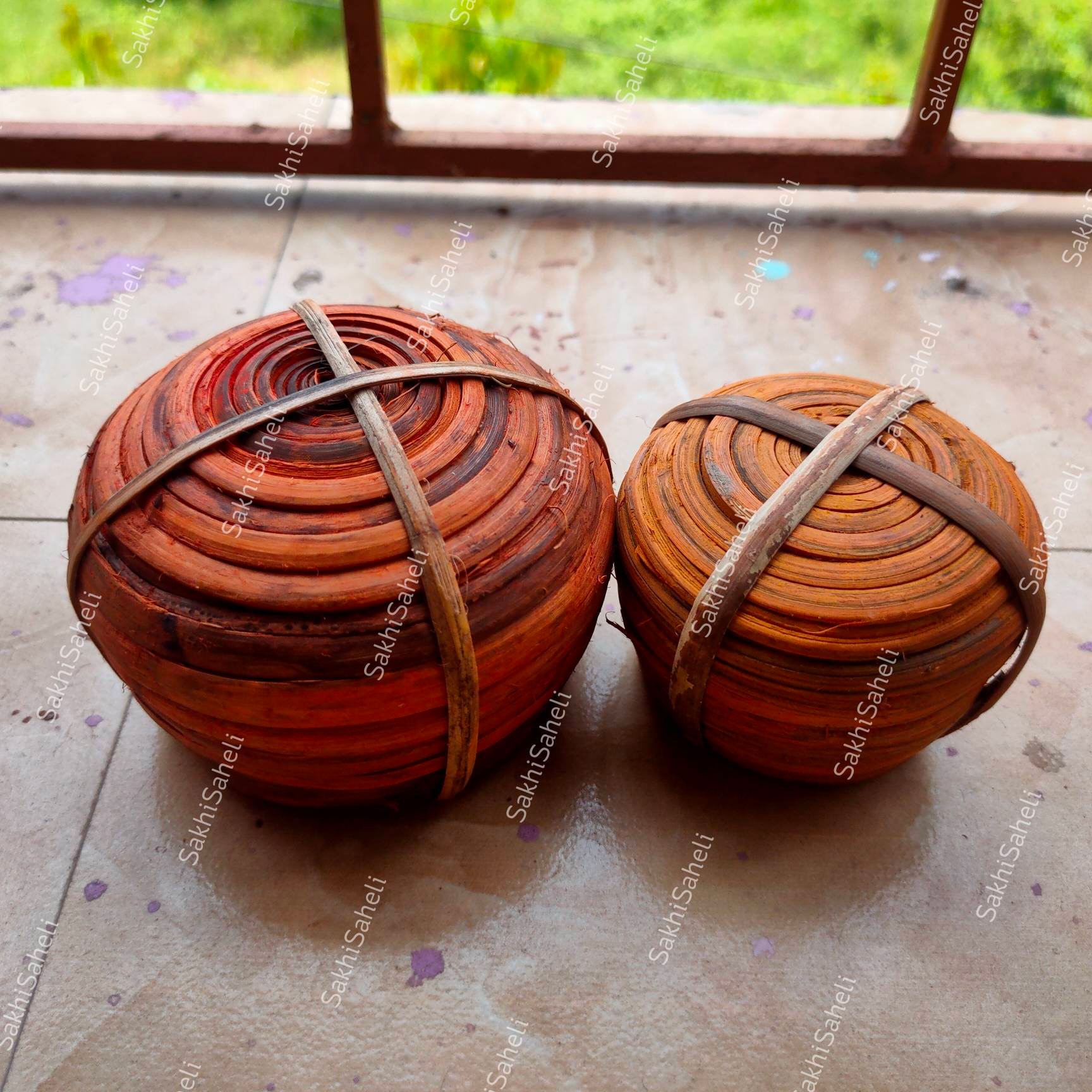 Handmade Cane Grass Pot Kunke Dhama: Bengali Wedding Rituals, Sindoor ...