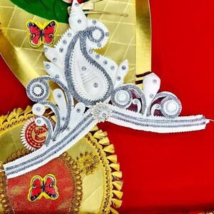 Bridal Shola Mukut for Bengali Wedding Indian Bridal Crown Classical ...