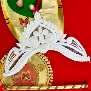 Bridal Mukut for Wedding Sola Mukut for Bengali Wedding Indian Bridal ...