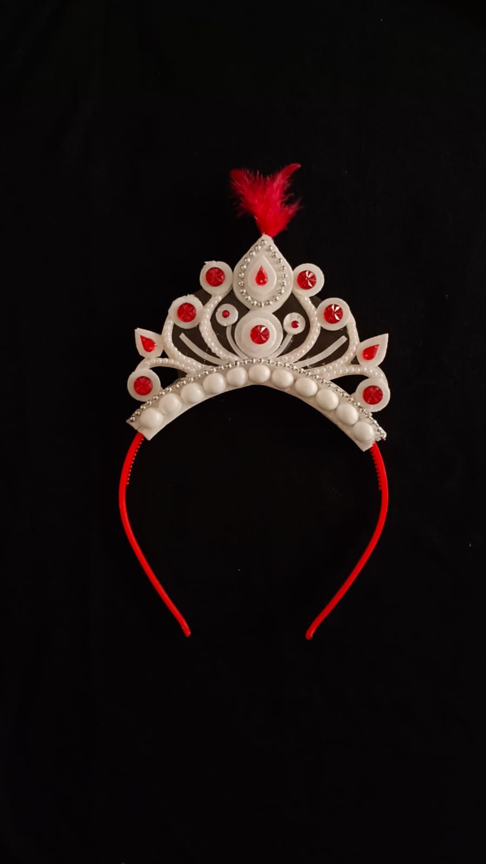 Baby Shola Mukut: Bengali Rice Ceremony Tiara, Infant Headband - Etsy