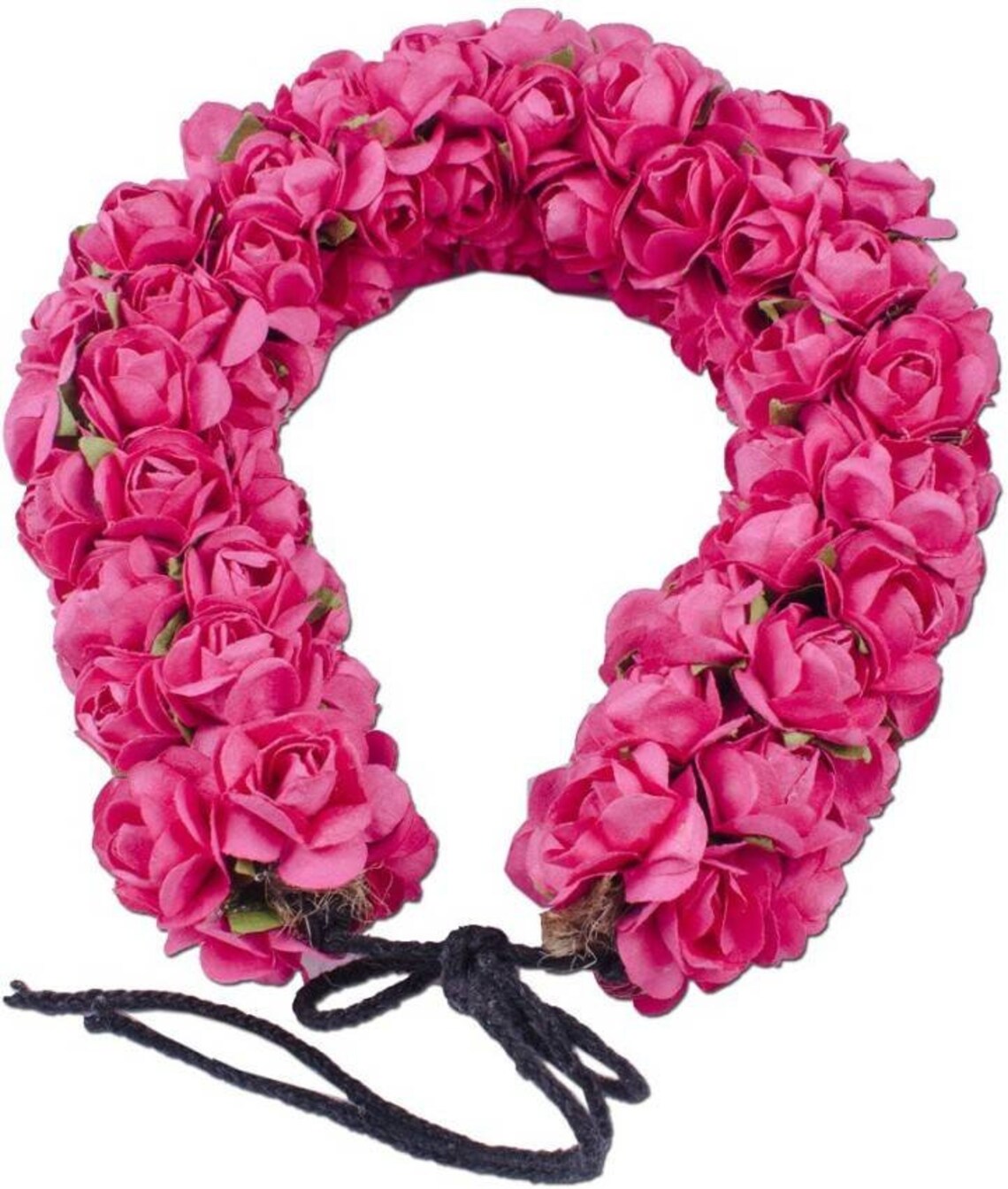 Rose Pink Gajra Veni Artificial Floral Hair Bun Red Flower - Etsy