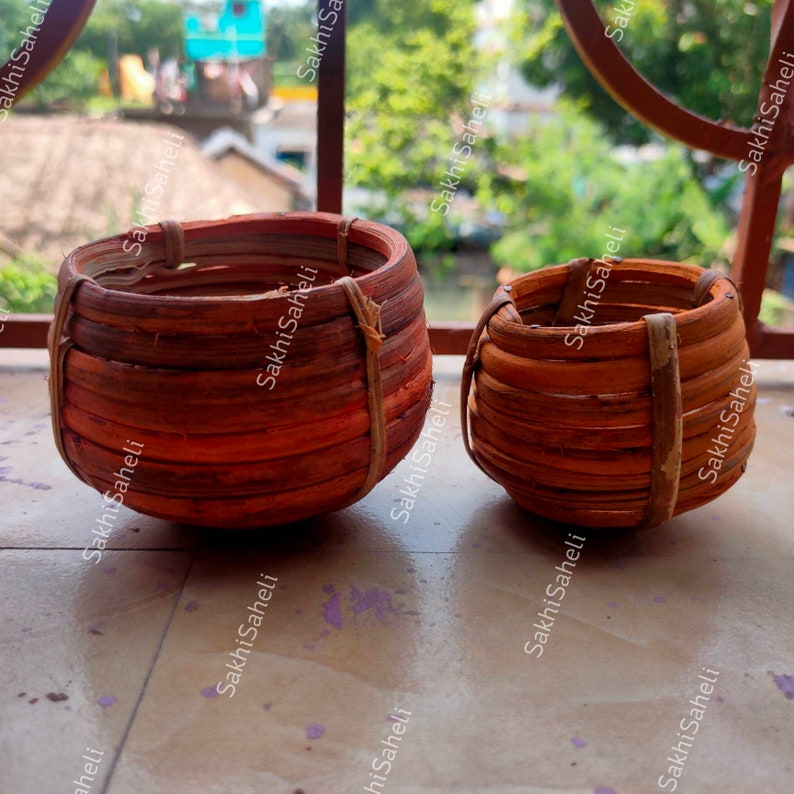 Buy Handmade Cane Grass Pot Kunke Dhama: Bengali Wedding Rituals ...