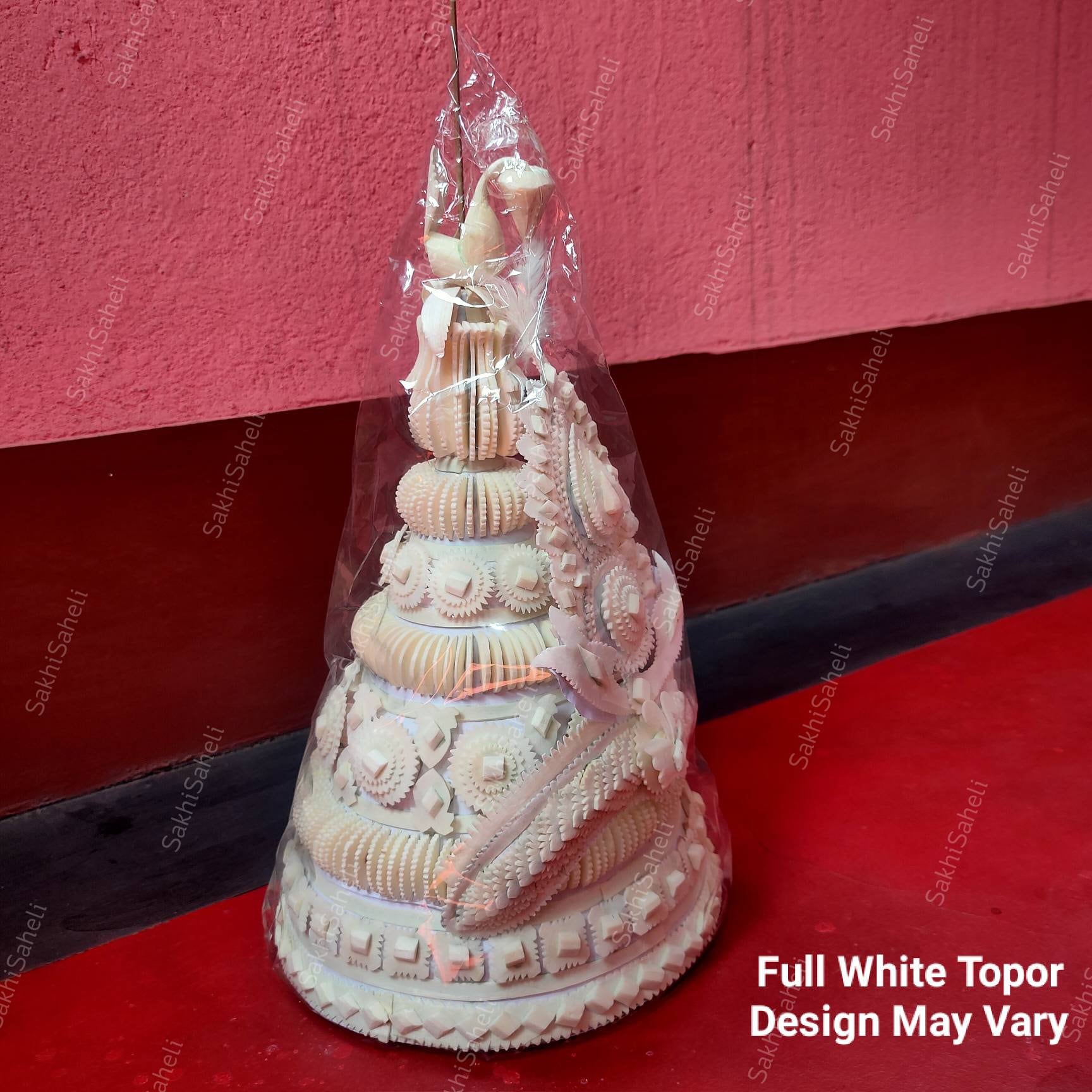 Combo of Topor Mukut for Bengali Groom & Bride Bor Er Shola Topor ...