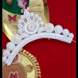 Front Bridal Mukut for Bengali Wedding Indian Bridal Sithi Classical ...