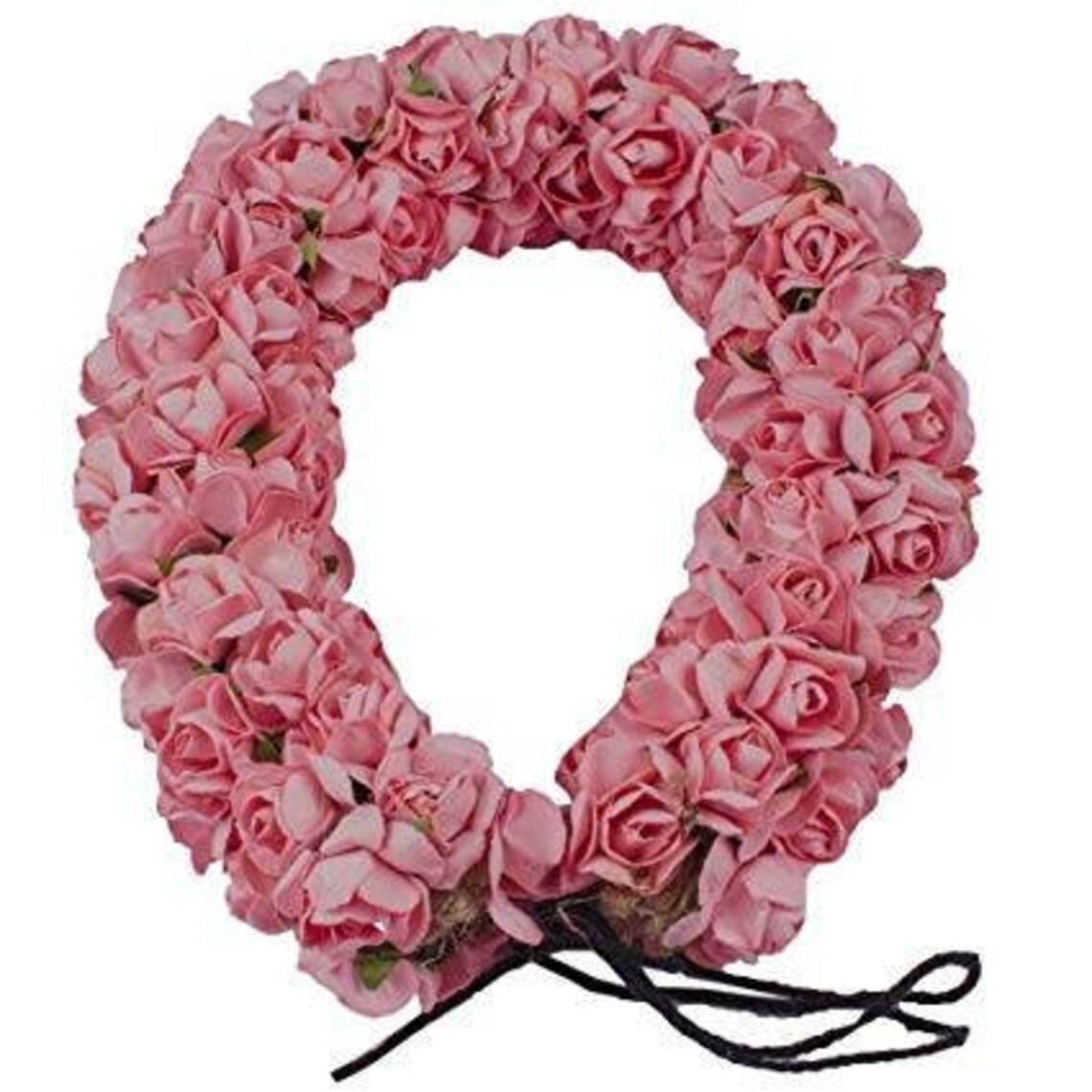 Rose Pink Gajra Veni Artificial Floral Hair Bun Red Flower - Etsy