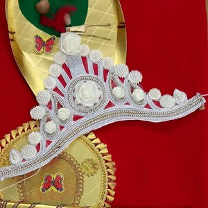 Front Bridal Mukut for Bengali Wedding Indian Bridal Crown Classical ...
