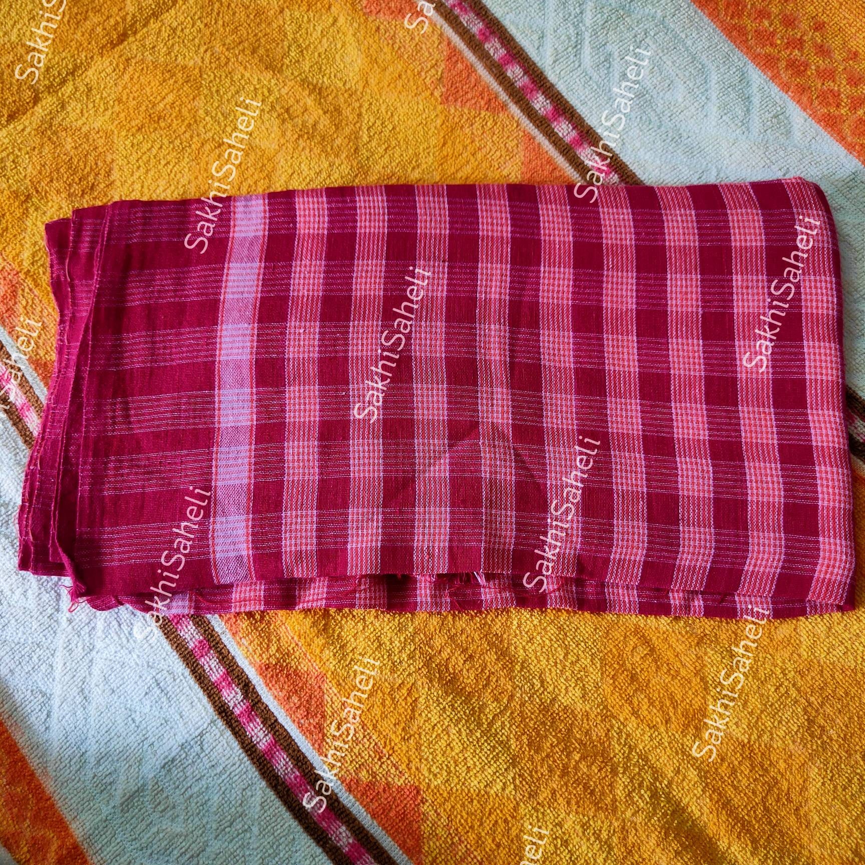 Red Cotton Gamcha for Wedding Soft Pure Cotton Towel Face - Etsy