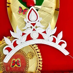 Bridal Mukut for Wedding Sola Mukut for Bengali Wedding Indian Bridal ...
