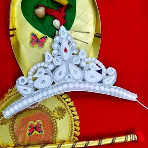 Bridal Mukut for Wedding Sola Mukut for Bengali Wedding Indian Bridal ...
