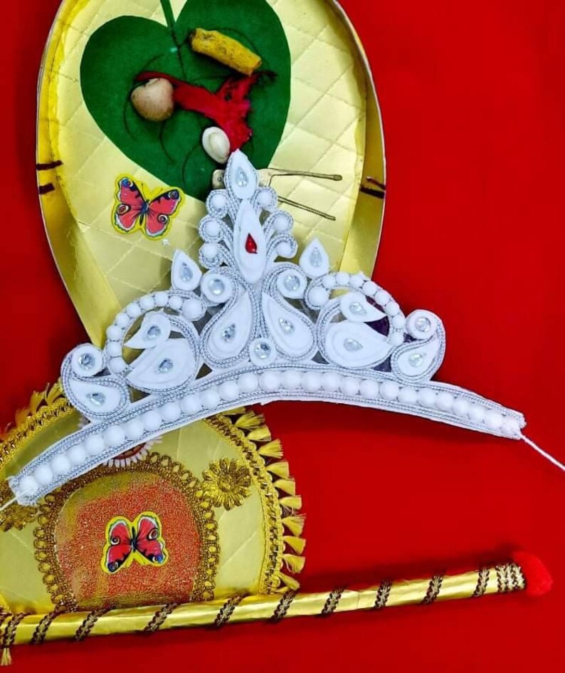 Bridal Mukut for Wedding Sola Mukut for Bengali Wedding Indian - Etsy