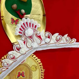 Front Bridal Mukut for Bengali Wedding Indian Bridal Crown Classical ...