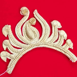 Front Bridal Mukut for Bengali Wedding Indian Bridal Crown Classical ...