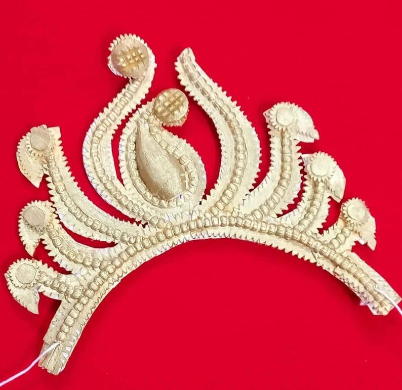 Front Bridal Mukut for Bengali Wedding Indian Bridal Crown - Etsy