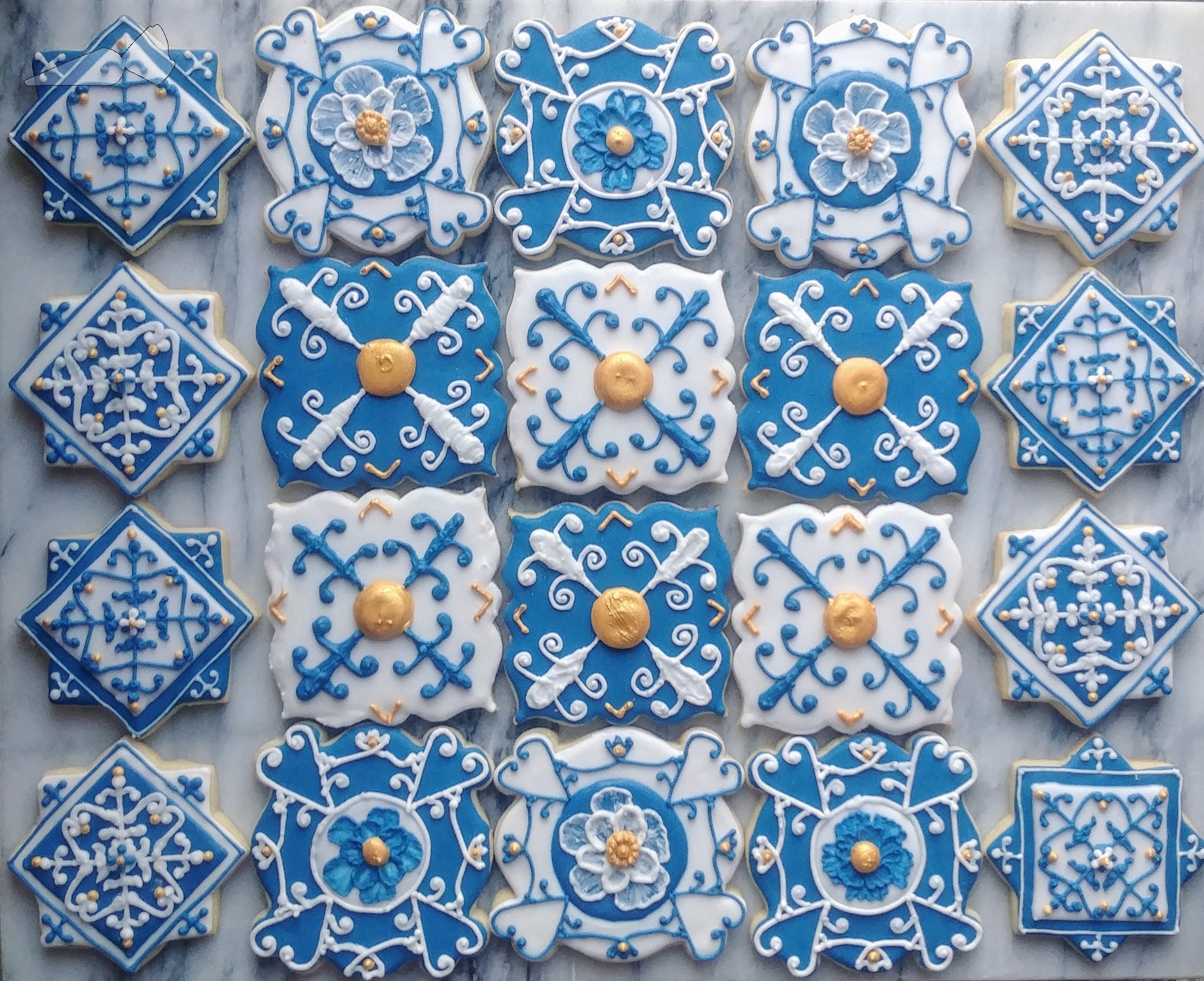 Tile Cookies - Etsy