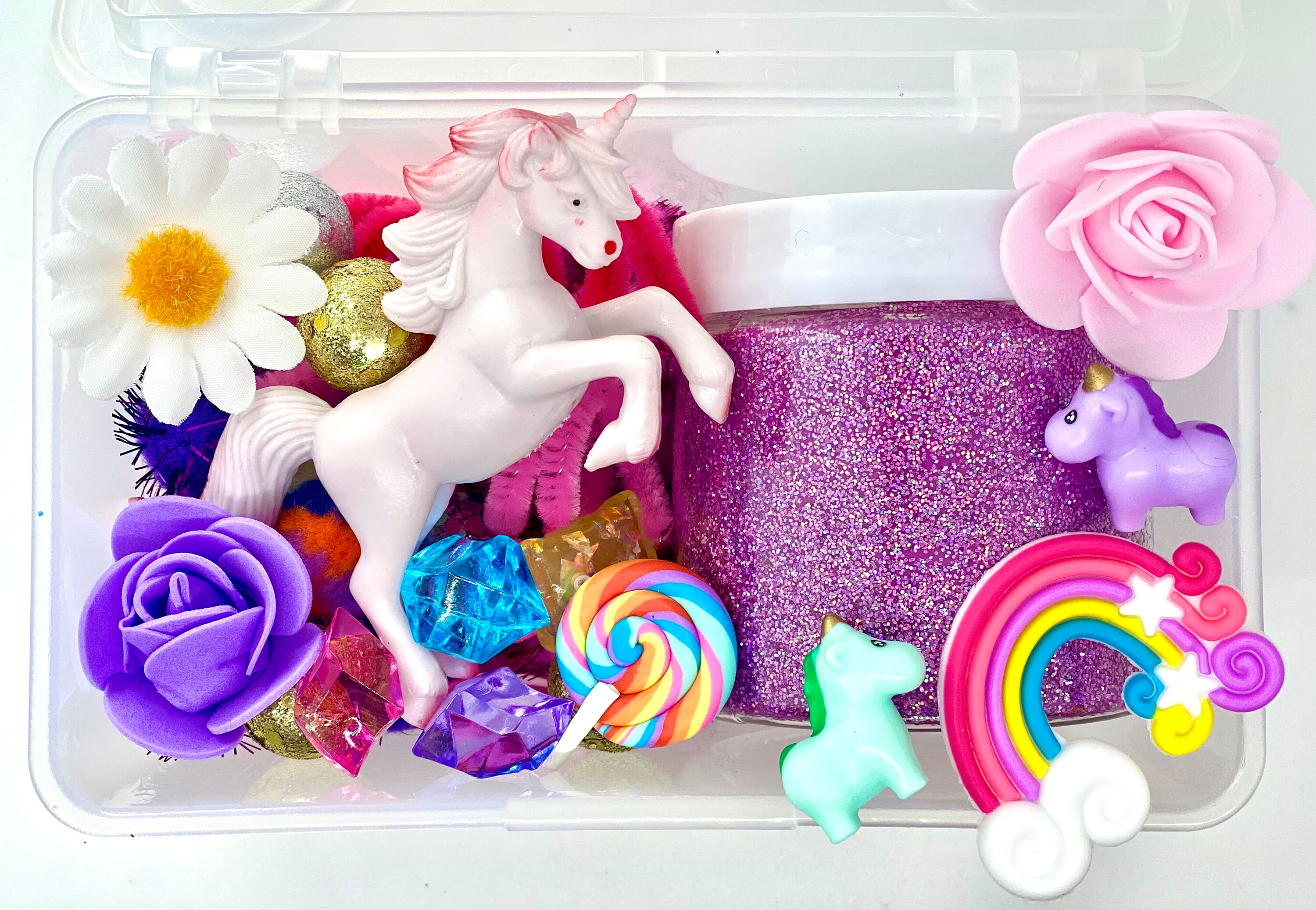 Unicorn Playdough Mat Personalized Birthday Gift for Kids Unicorn ...