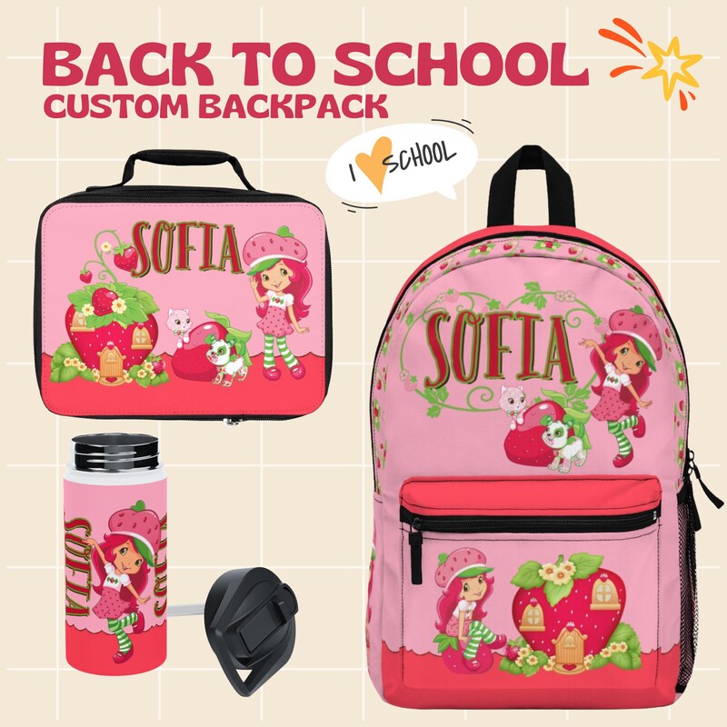 Strawberry Shortcake Backpacks - Etsy