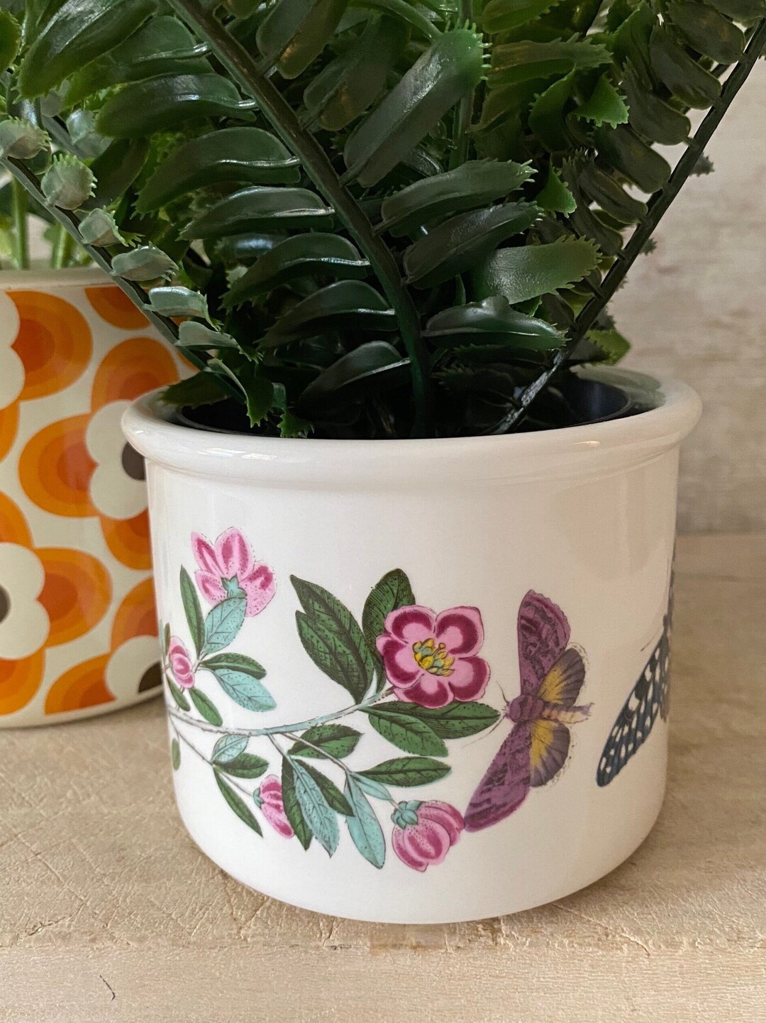 Vintage Portmeirion Botanic Garden 70s Plant Pot, Pretty Small ...