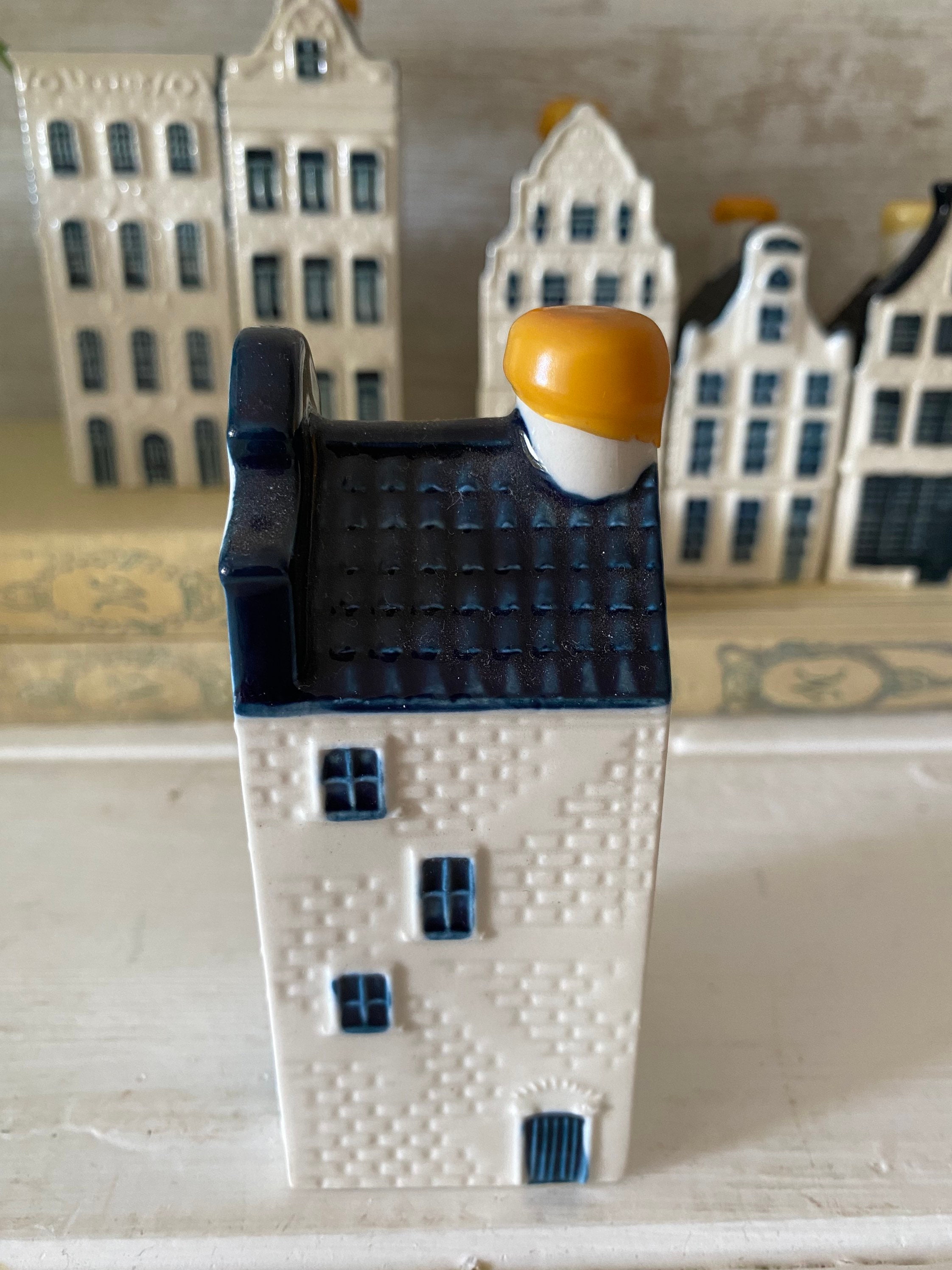 KLM Delft Bols House . Collectible Miniature Delft House - Etsy