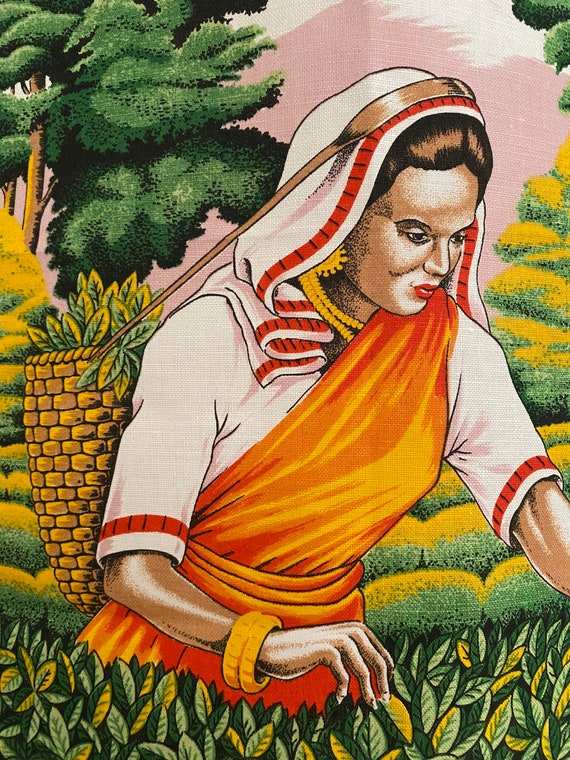 Vintage PG Tips Tea Advertising Linen Tea Towel Featuring a | Etsy