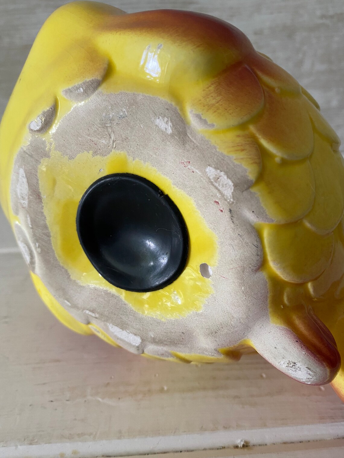 Vintage Ceramic Cartoon Fish Coin Bank Big Eye Ceramic Fish - Etsy