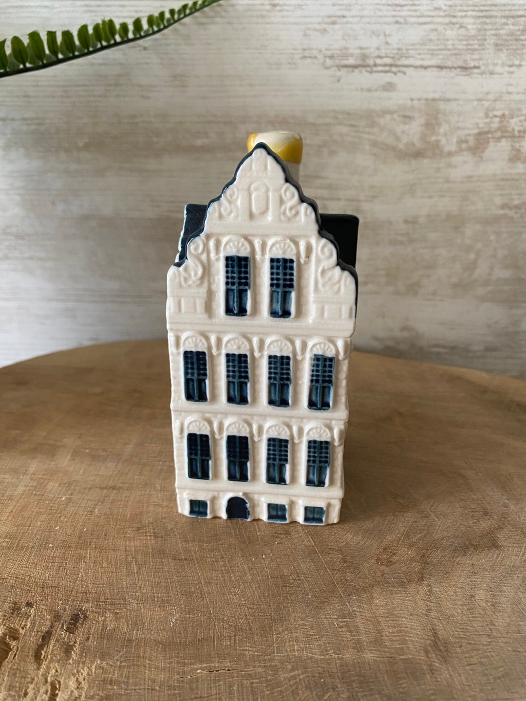 KLM Delft Bols House . Collectible Miniature Delft House Numbers 81 KLM ...