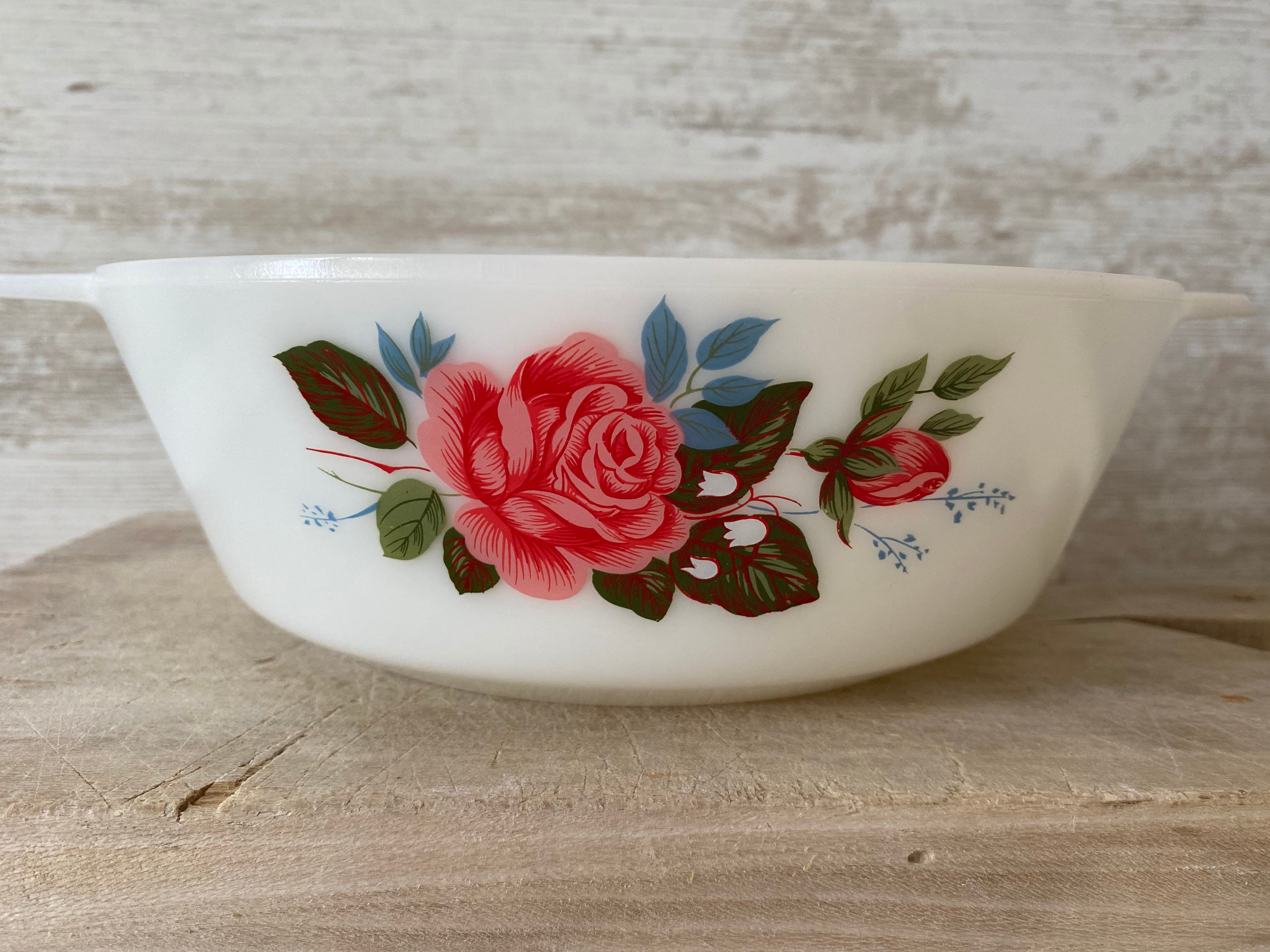 Vintage Pyrex Cottage Rose Plates Pretty Rose Pattern JAJ - Etsy UK