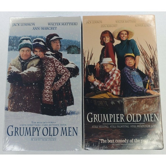 Grumpy Old Men and Grumpier Old Men Vhs NOS Sealed Jack Lemon | Etsy