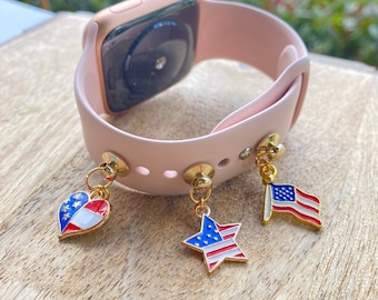 American Flag Watch Band - Etsy