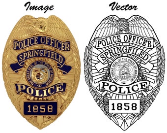 Springfield Police | Etsy