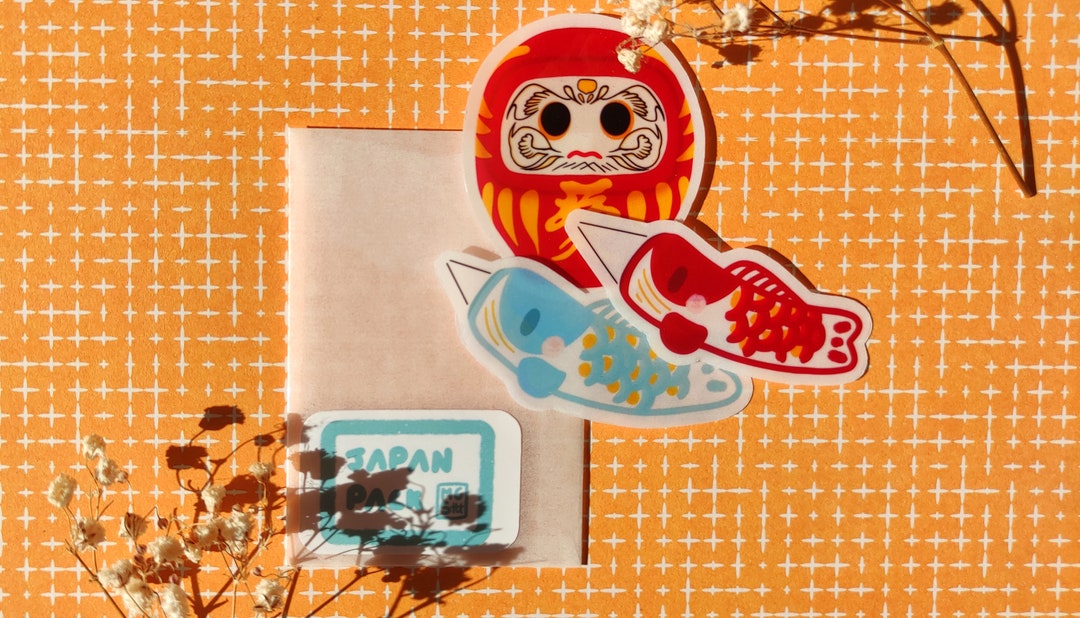 Japan Transparent Sticker Pack Vinyl Waterproof Sticker - Etsy