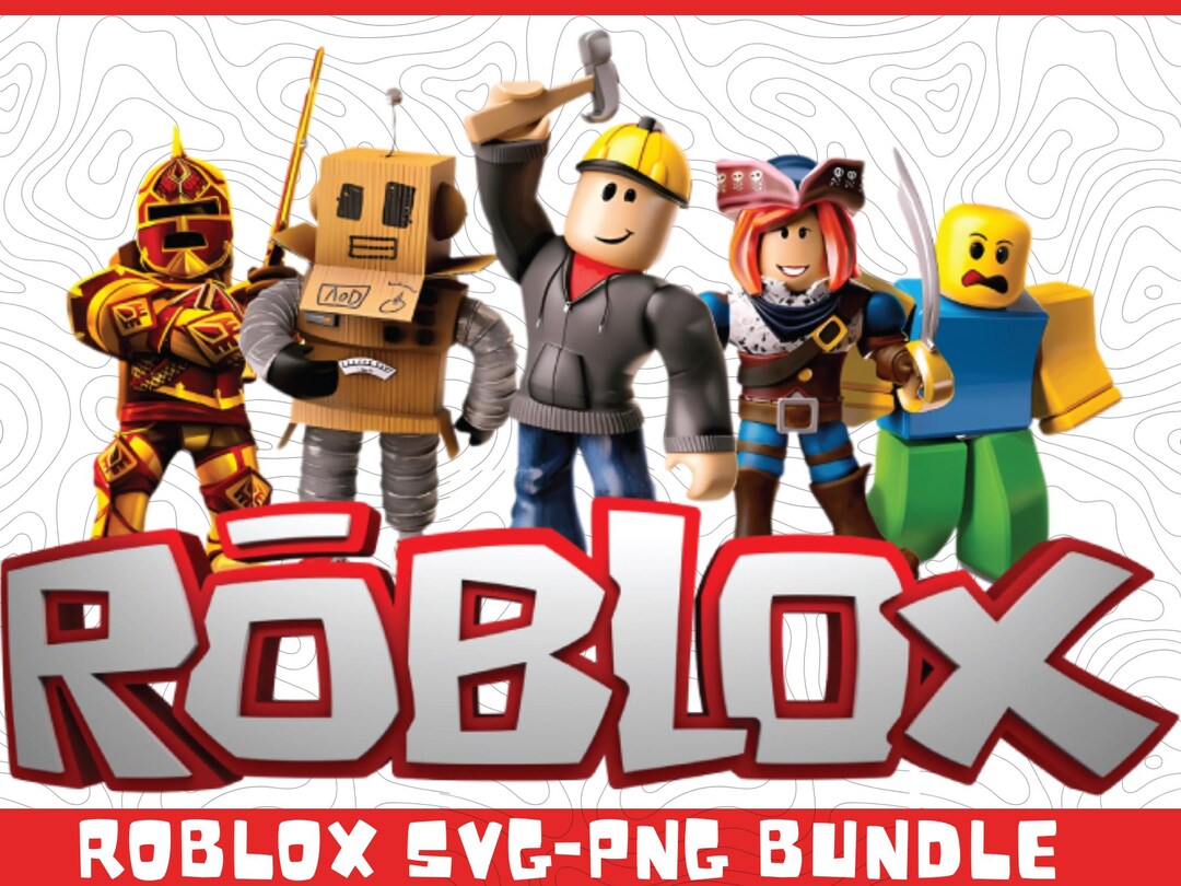 Roblox Svg Bundle, Robot Svg, Gaming Svg Files for Cricut, Roblox Png ...