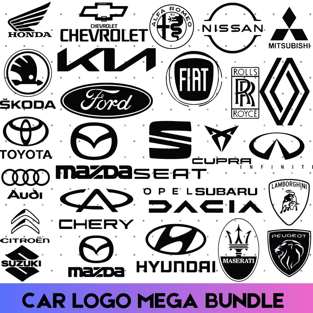 Set Logo of Popular Brands of Cars,collection of Car Emblems,cars Logo ...