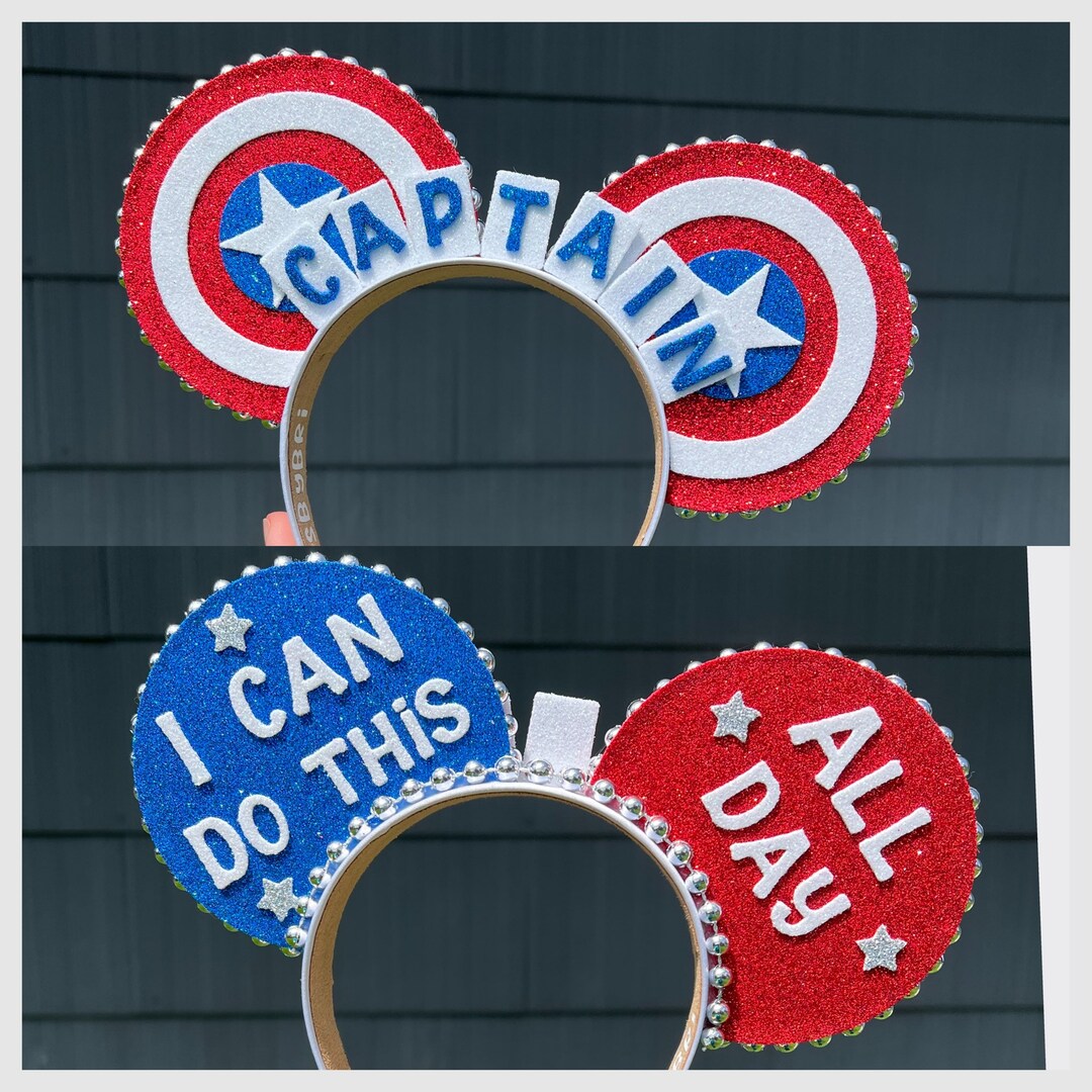 Captain America Ears Disney Ears Captain America Avengers Campus ...