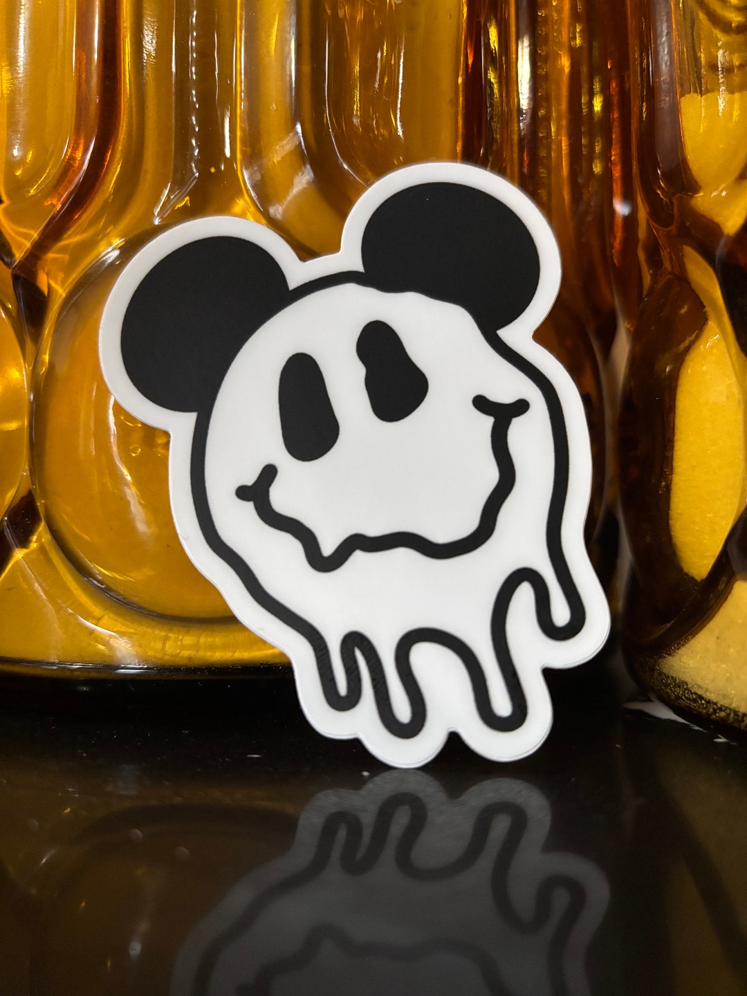 Vinyl Drippy Mickey Sticker Mickey Sticker Disney Sticker Mickey Mouse ...