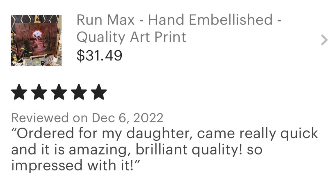 Stranger Things - Run Max - Quality Art Print - Etsy