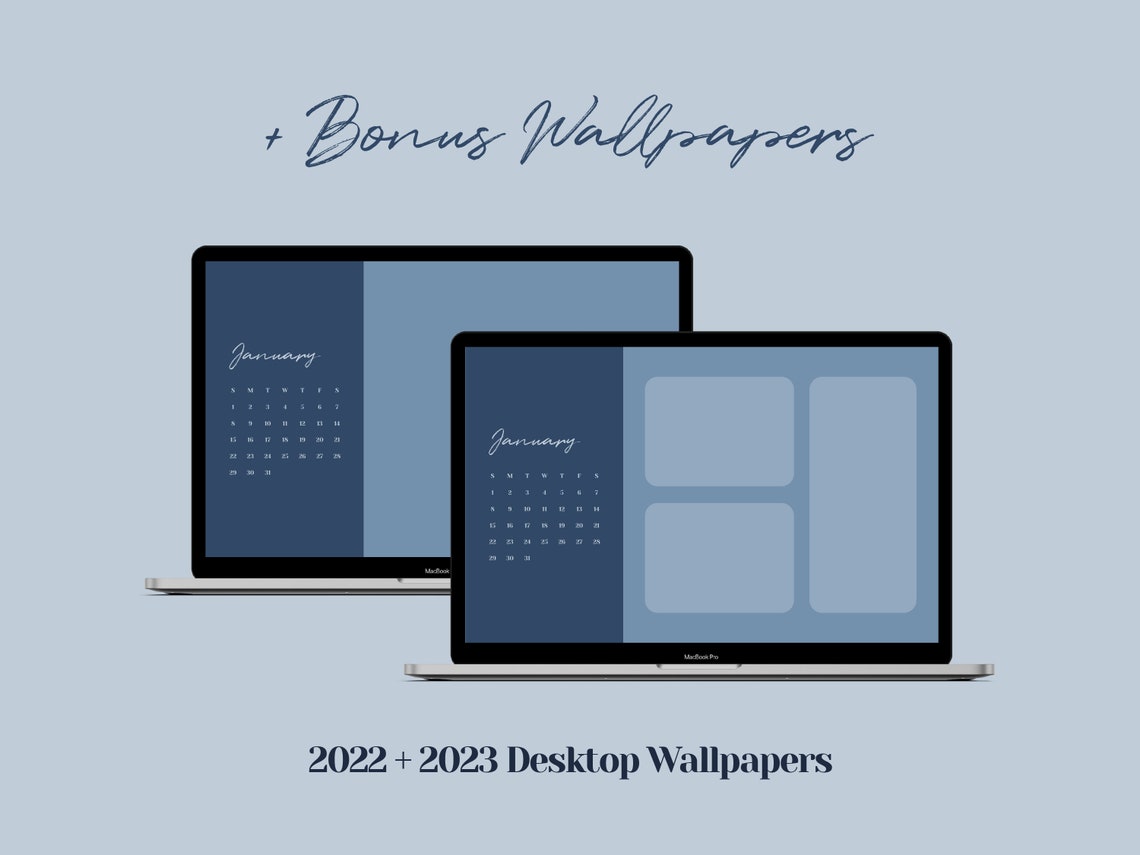 Desktop Icons Mac Folder Icons Navy Blue Wallpaper Desktop - Etsy