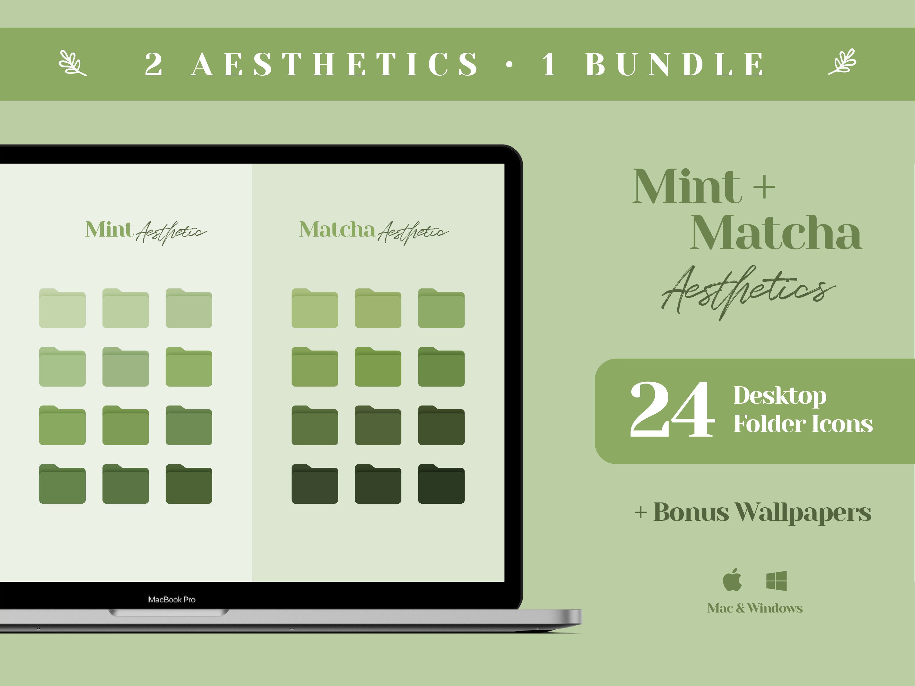 Desktop Icons, Mac Folder Icons, Dark Green Wallpaper Desktop Organizer ...