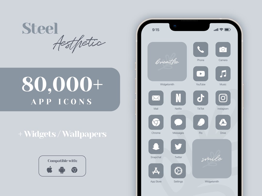 Ios 17 App Icon Pack, Light Gray App Icons, Pale Gray iPhone Aesthetic ...