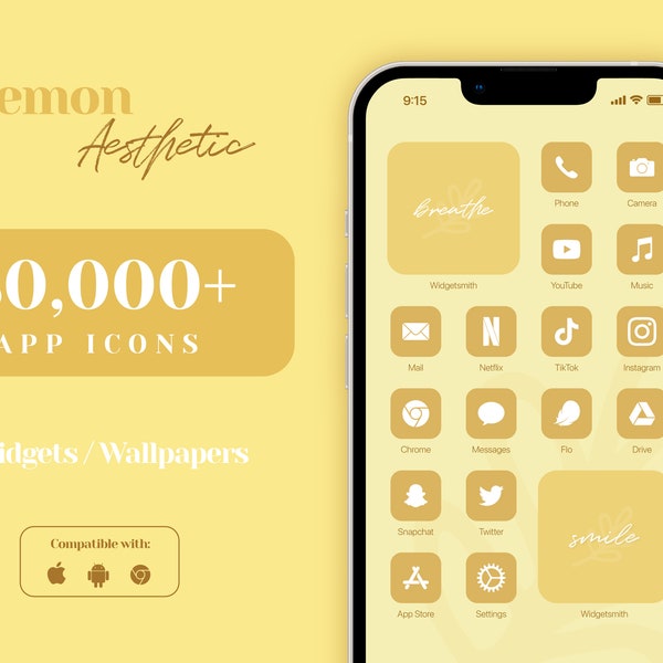 Yellow Wallpaper Aesthetic - Etsy